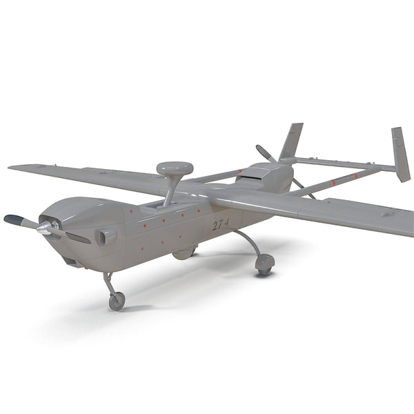 3ds max rq-5 hunter unmanned aircraft plane