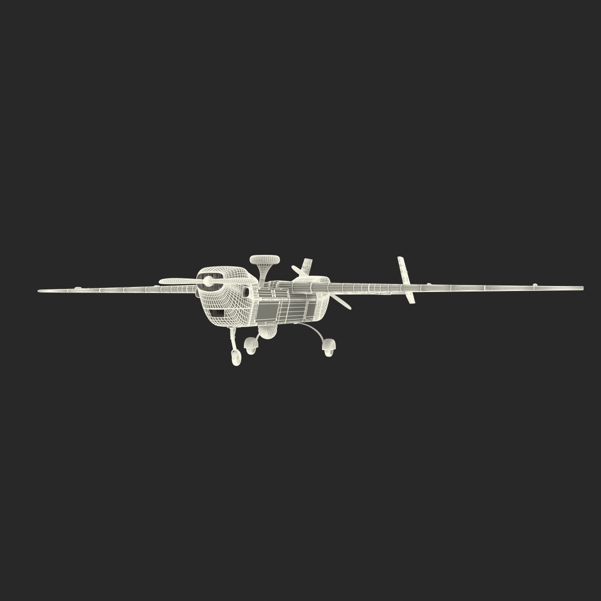 3ds max rq-5 hunter unmanned aircraft plane