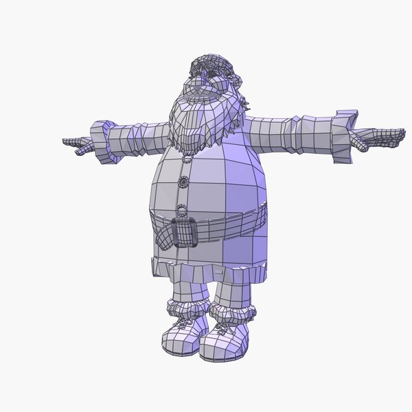 3d santa claus model