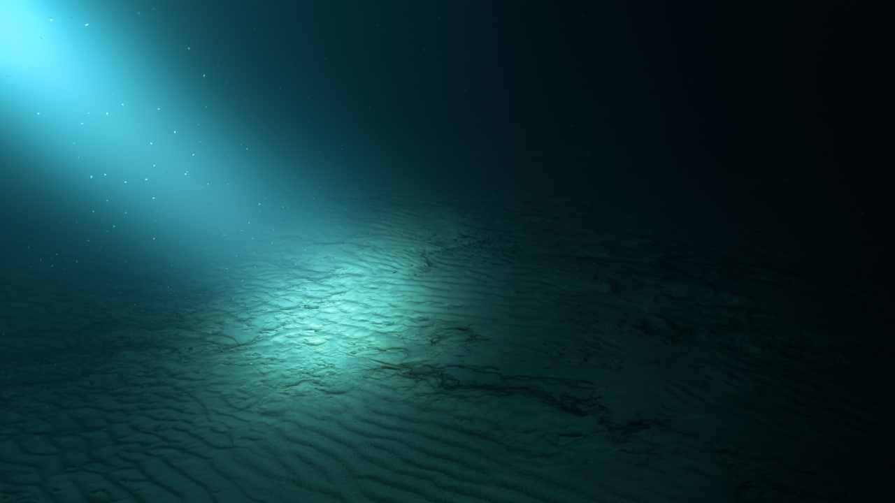 realistic deep water scene max