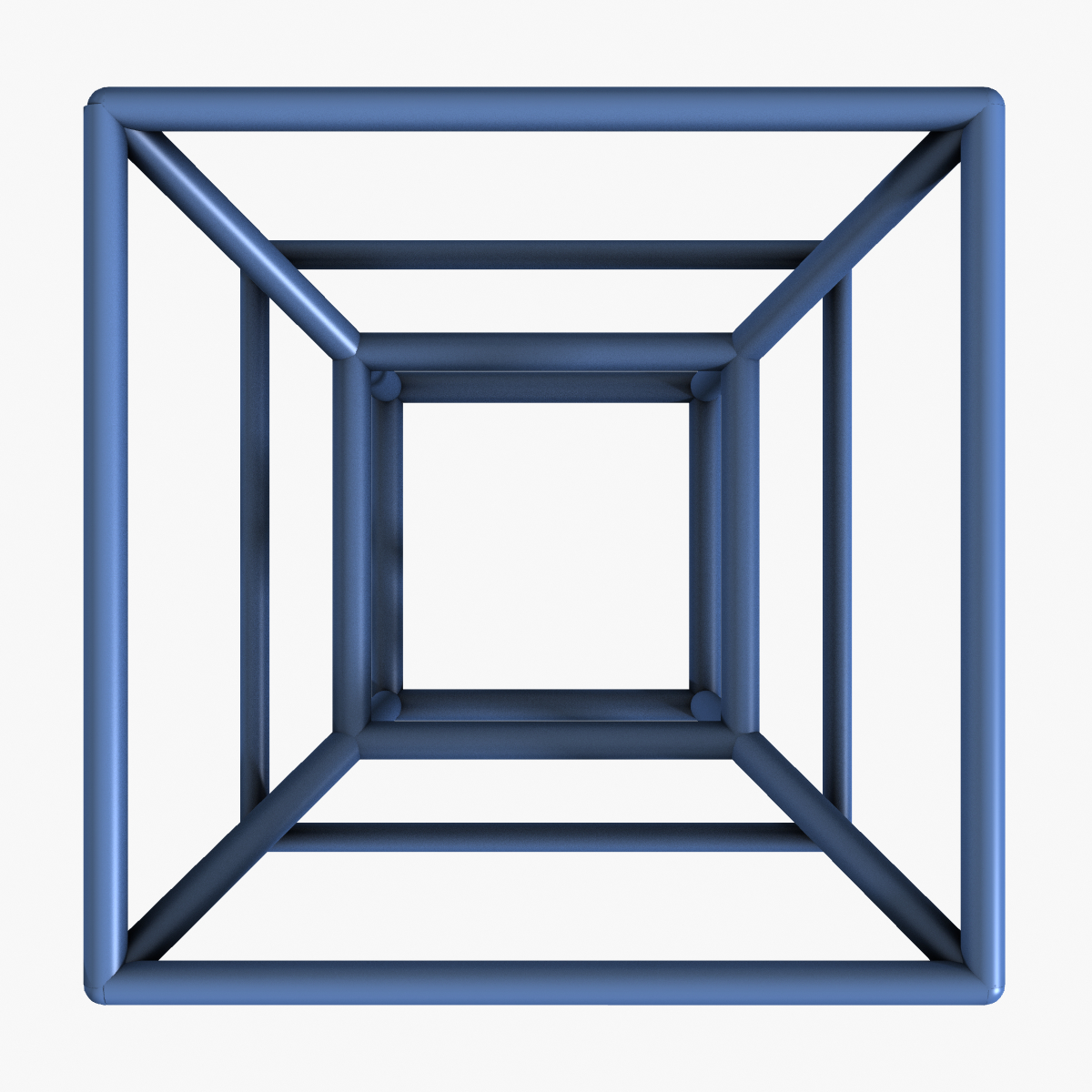 hypercube cube 3d model