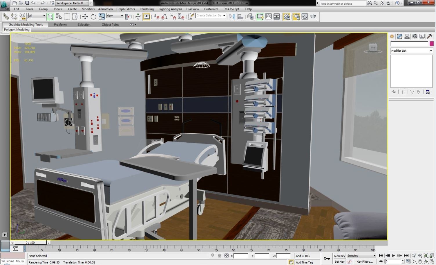 icu intensive care unit 3d 3ds
