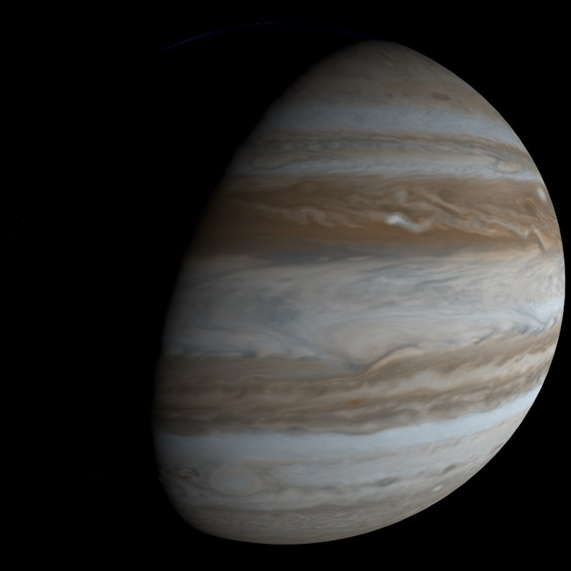 3d photorealistic jupiter