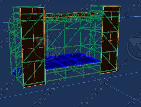 scene arena concert 3d model