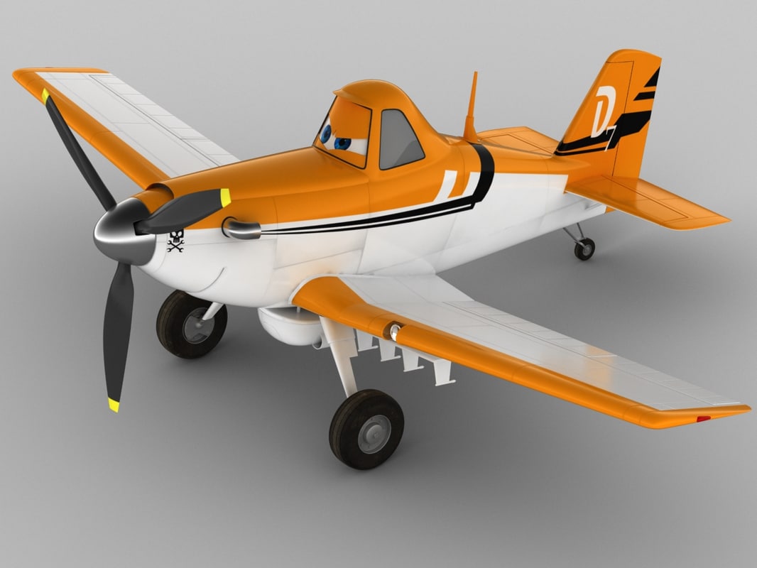 3d Dusty Crophopper Planes Model
