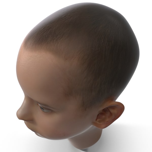 boy head 3d 3ds