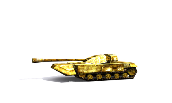 free max model combat tank animation