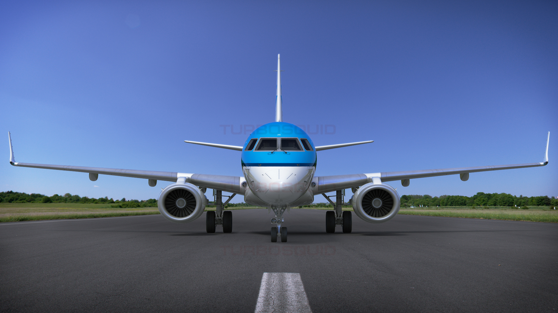 3d embraer erj-190 klm