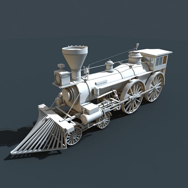 3d model locomotive engines