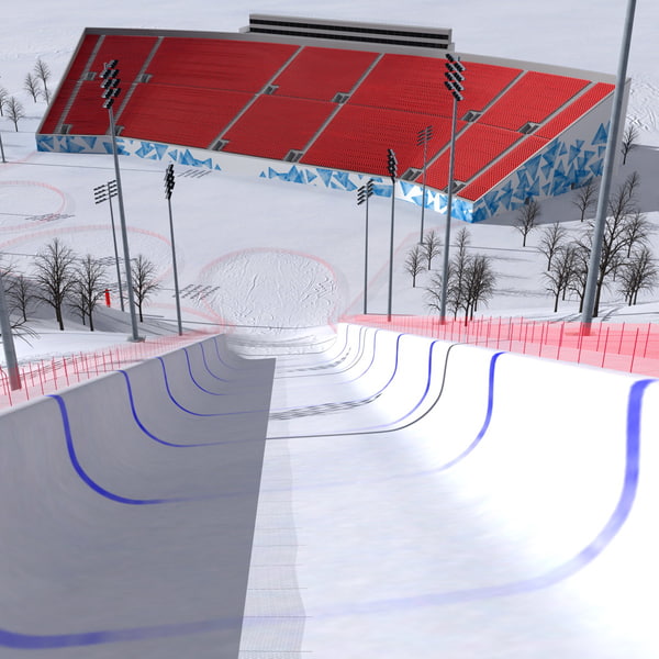 2014 winter olympics venue 3d model