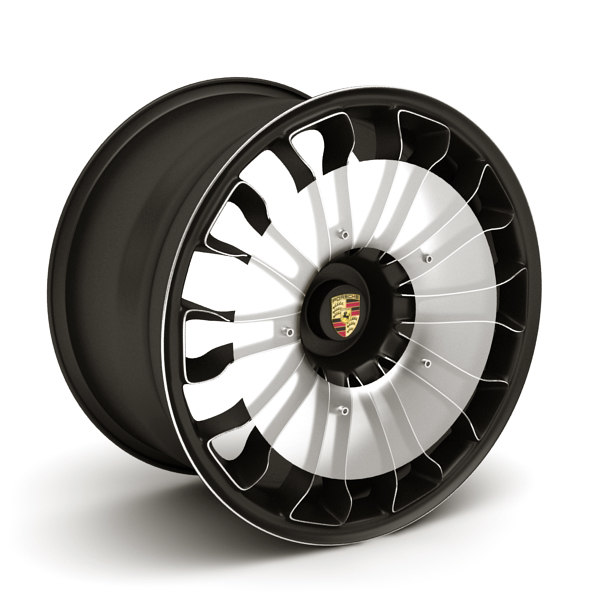 3d model porsche spyder 918 wheel
