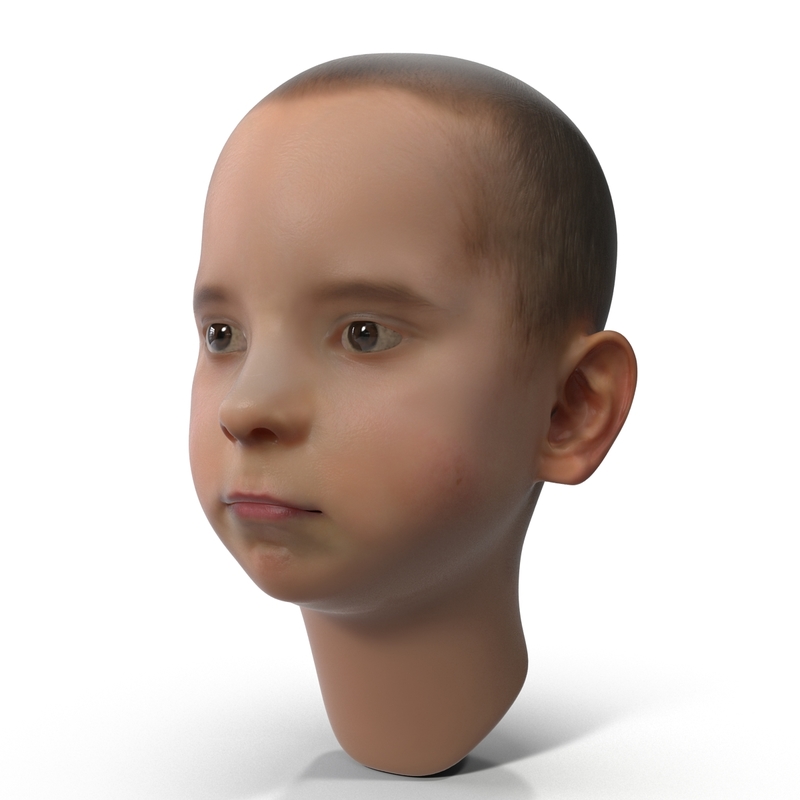 boy head 3d 3ds