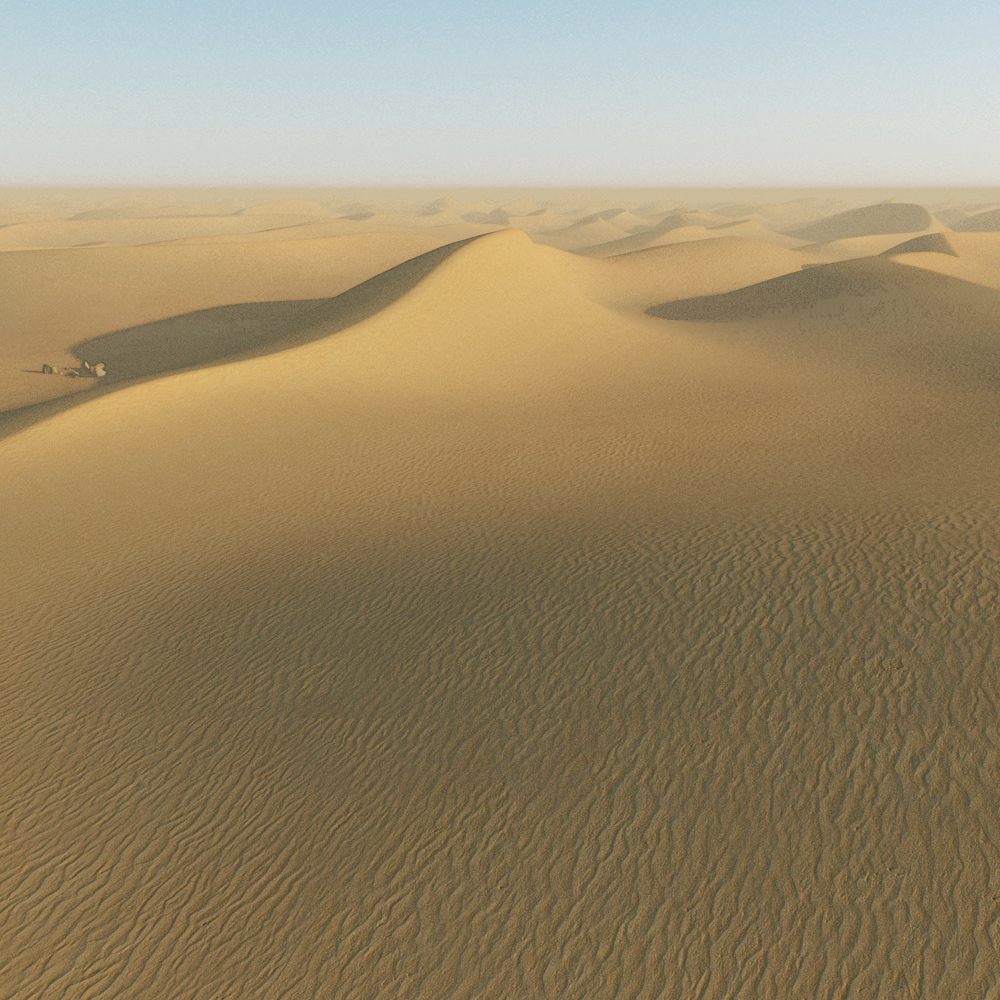 3d model sand desert terrain 2