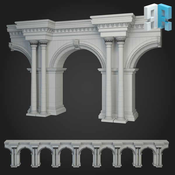 3d model architectural modules