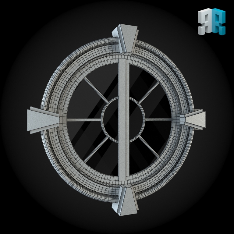 3d architectural modules model