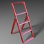 3d model stepladder step ladder