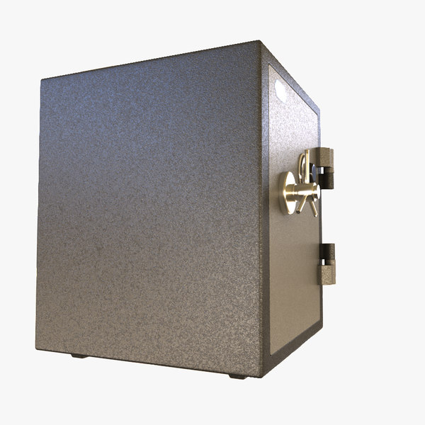 3d model safe box 1