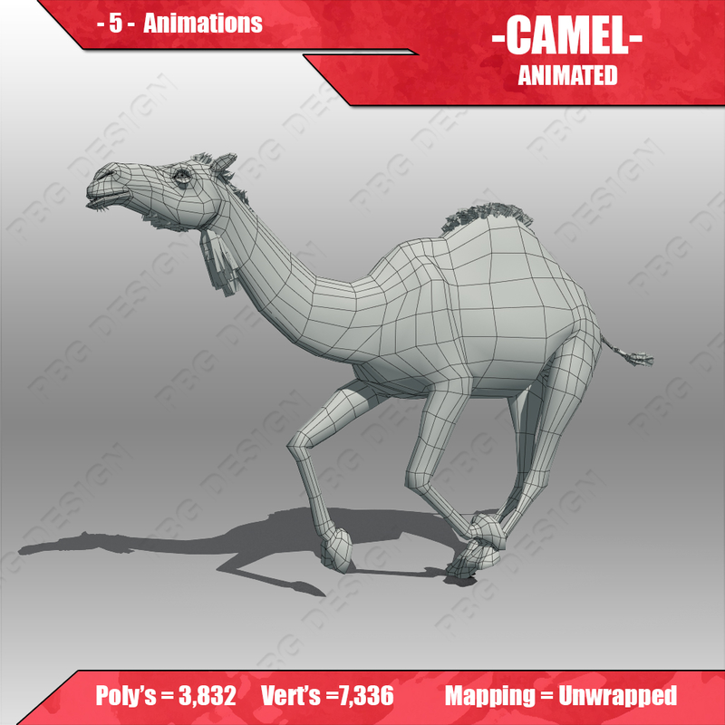 3d camel animations