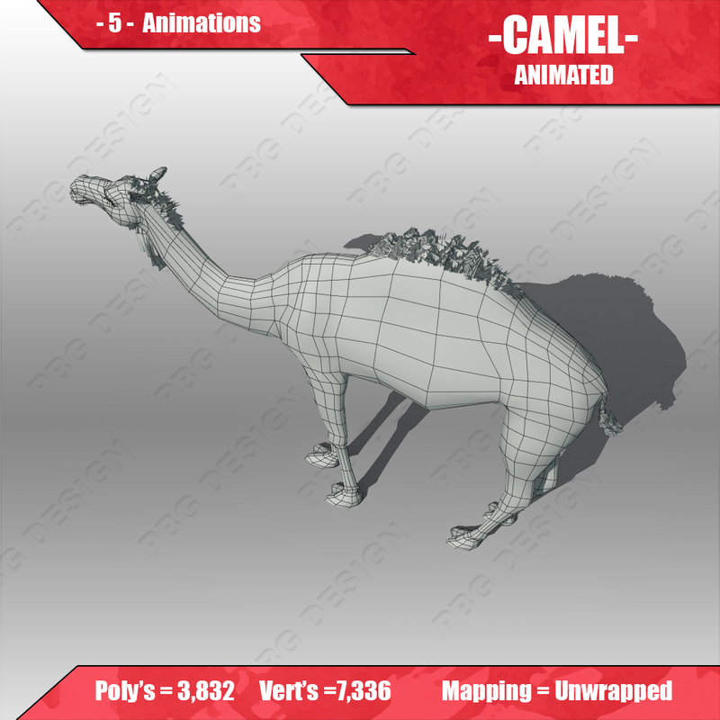 3d camel animations