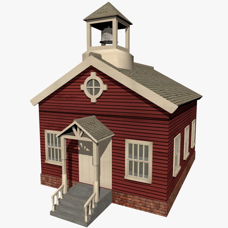 school house 3d model