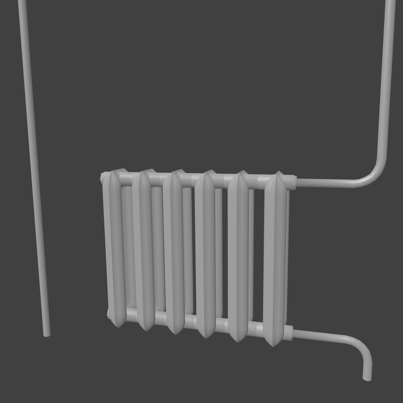 3d heating radiator