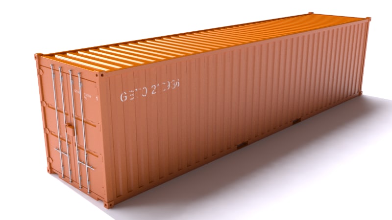 container 3d 3ds