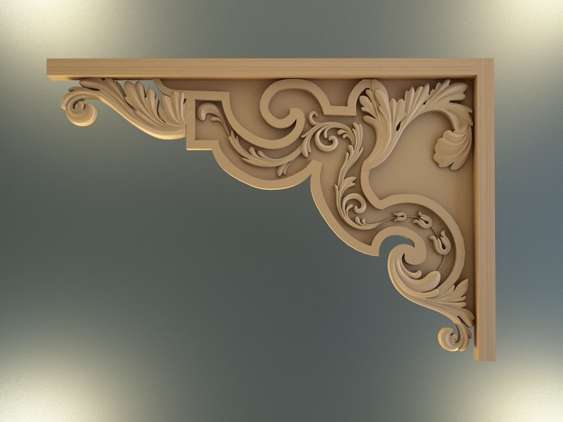 corner element 3d model