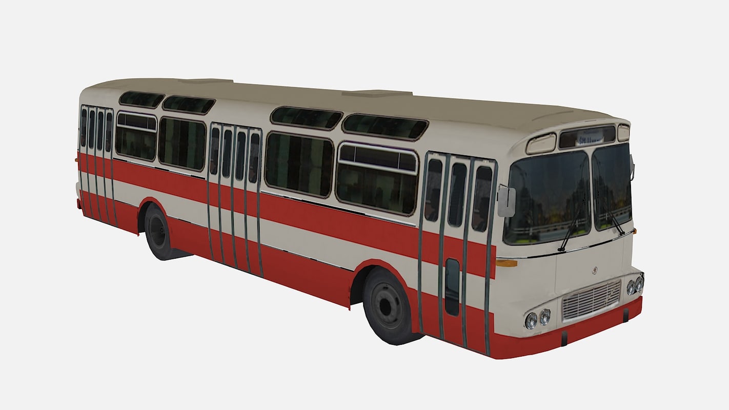 3d model karosa city bus