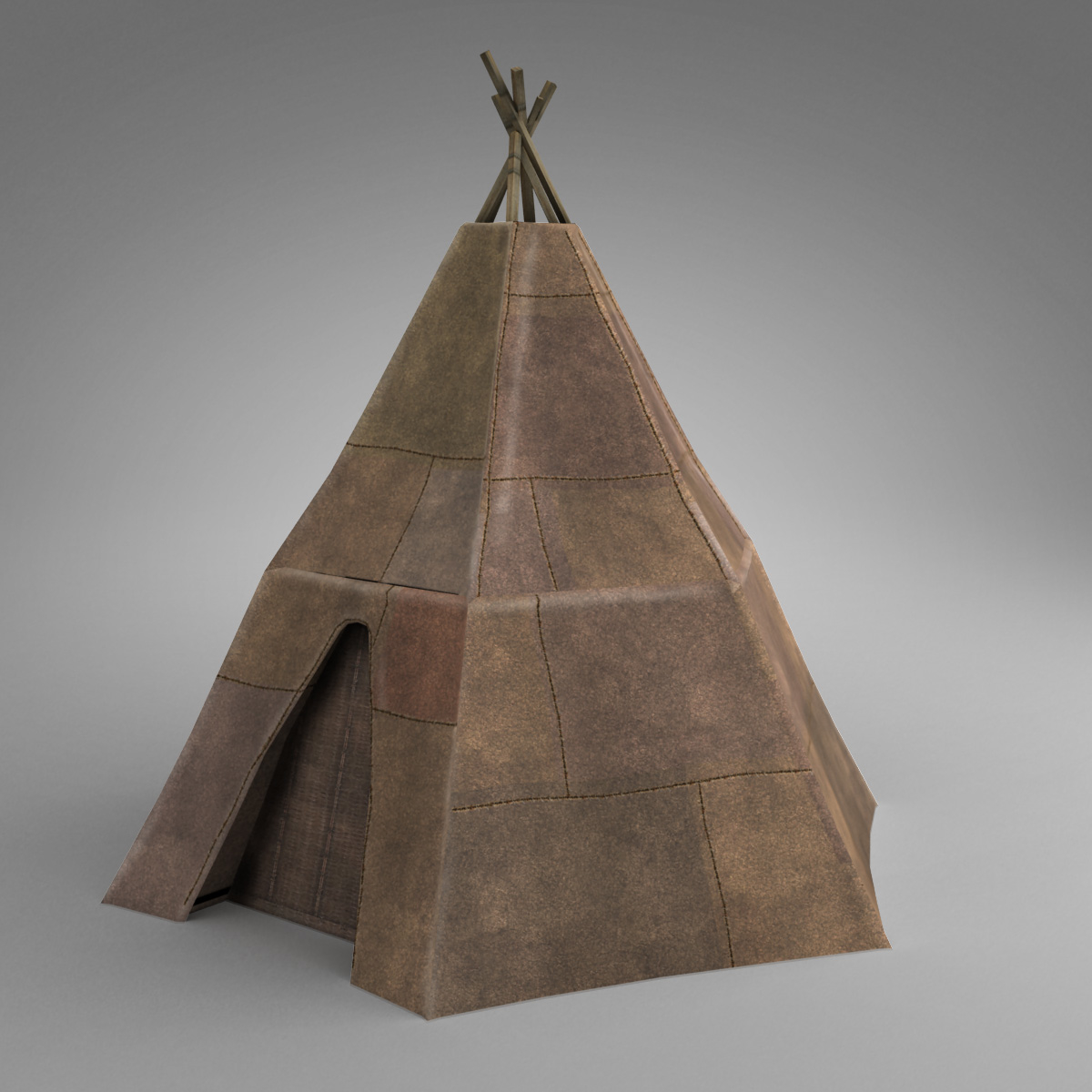wigwam 3d max
