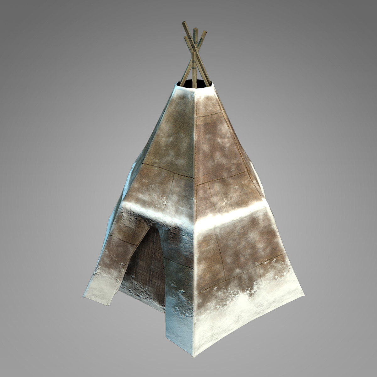 wigwam 3d max