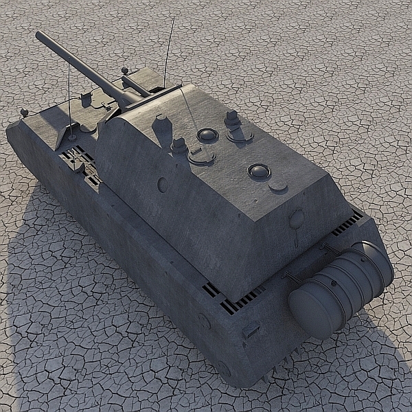 3d maus german tank model