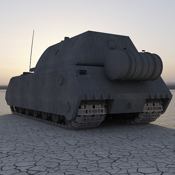 3d maus german tank model