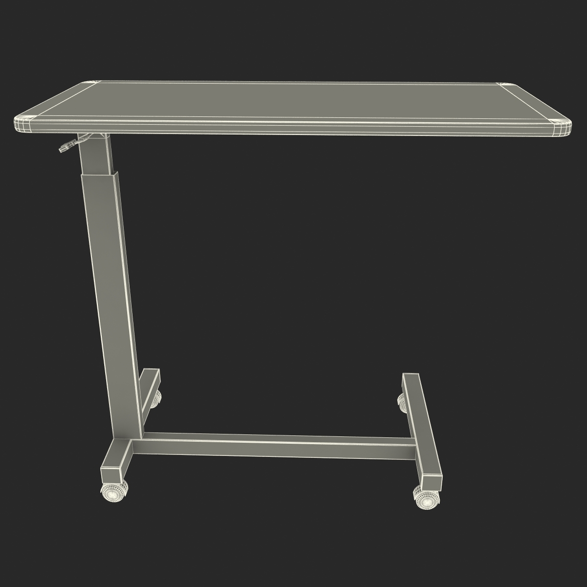 3d bed table model