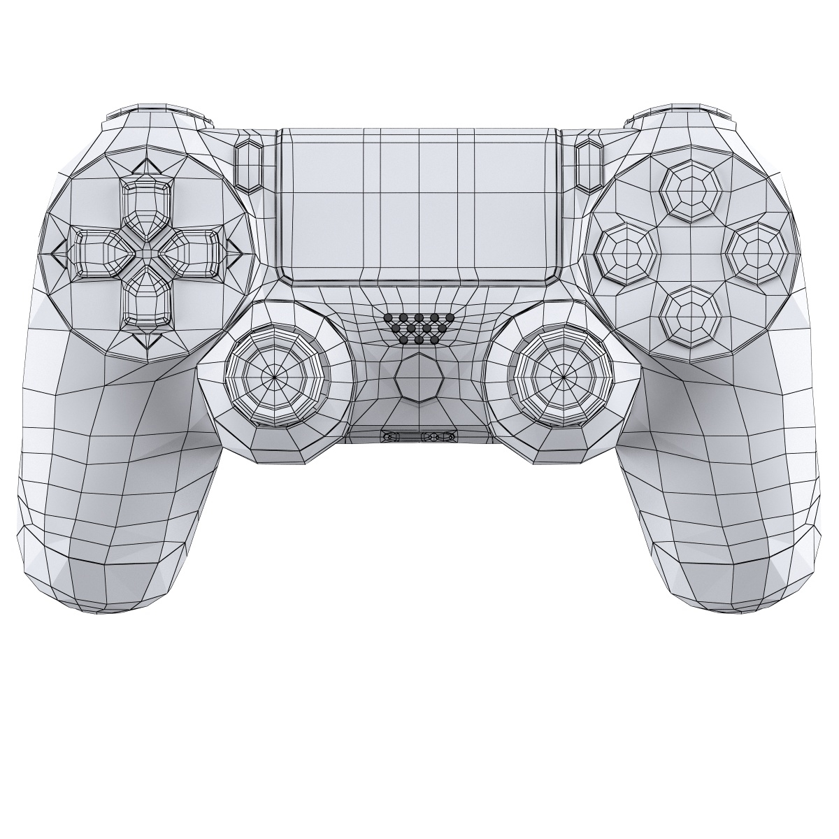3d sony playstation 4 controller model