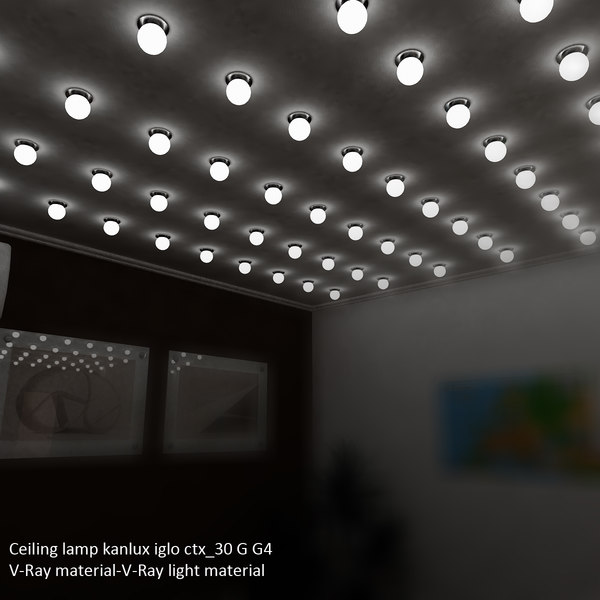 ceiling lamp kanlux iglo 3d 3ds