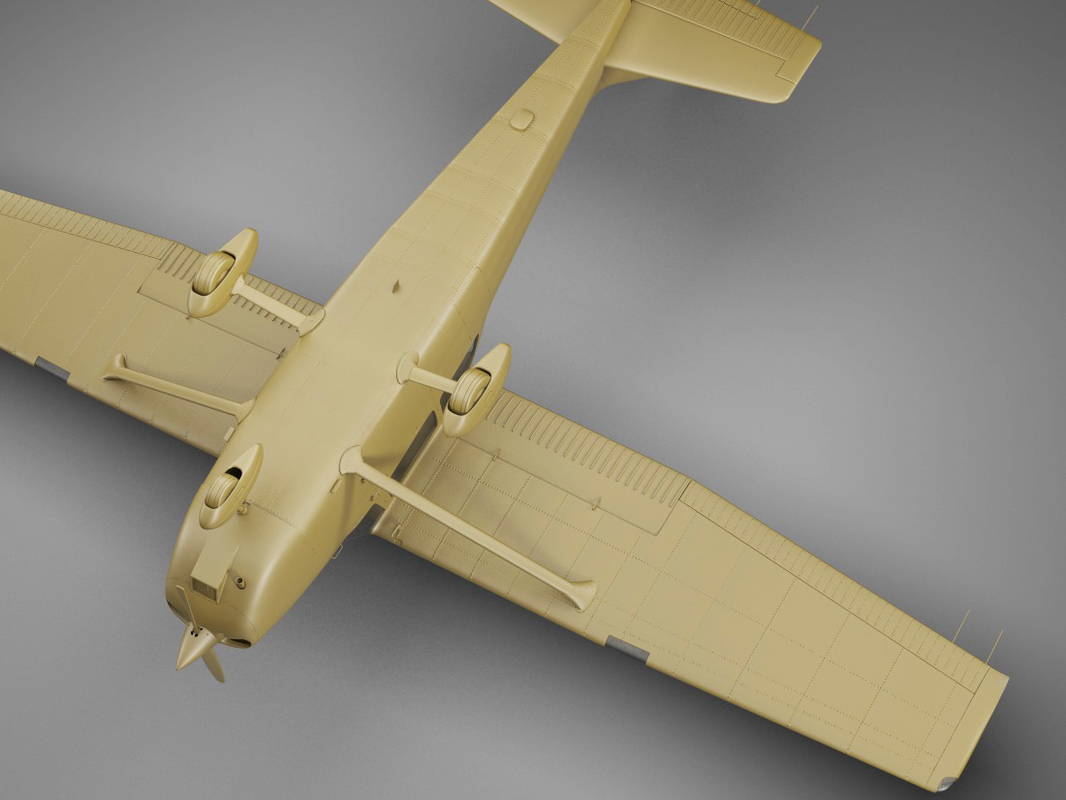 cessna 172 skyhawk 3d model