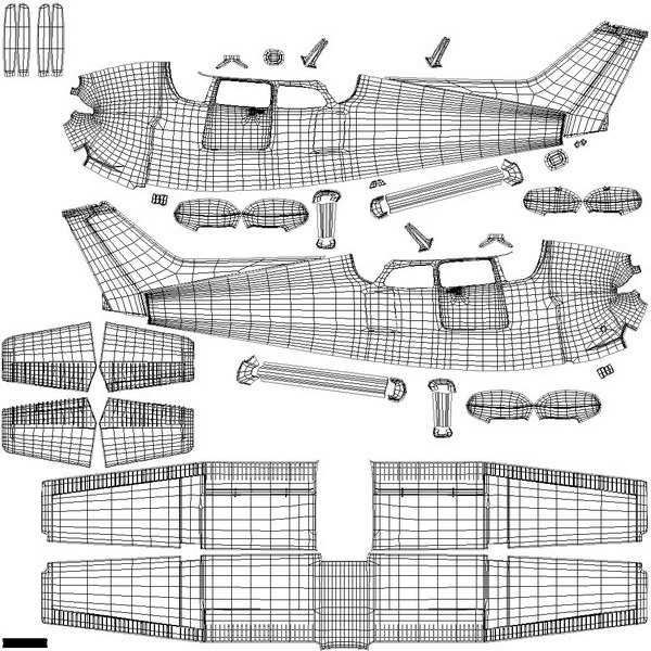 cessna 172 skyhawk 3d model