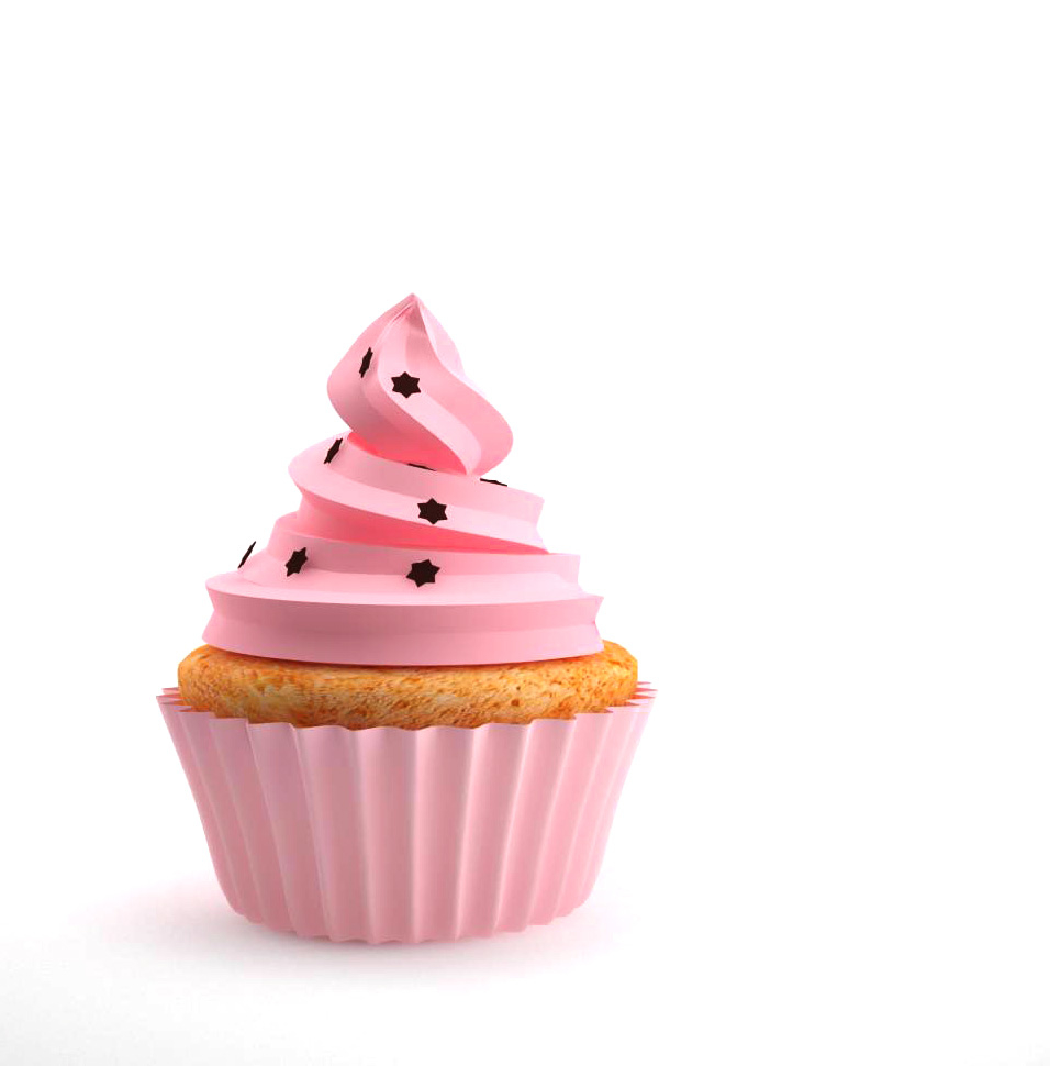 cupcake 3d model