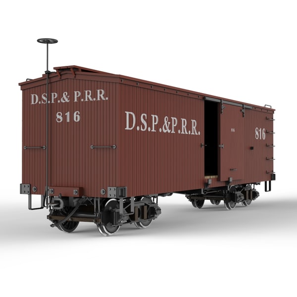 3d pullman passenger truck model