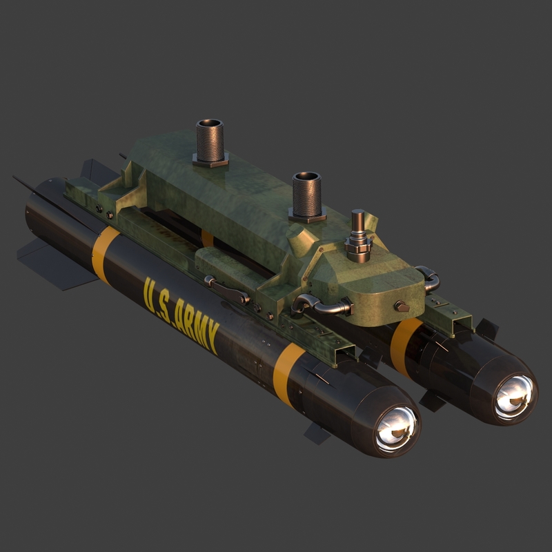 3d hellfire ii missile model