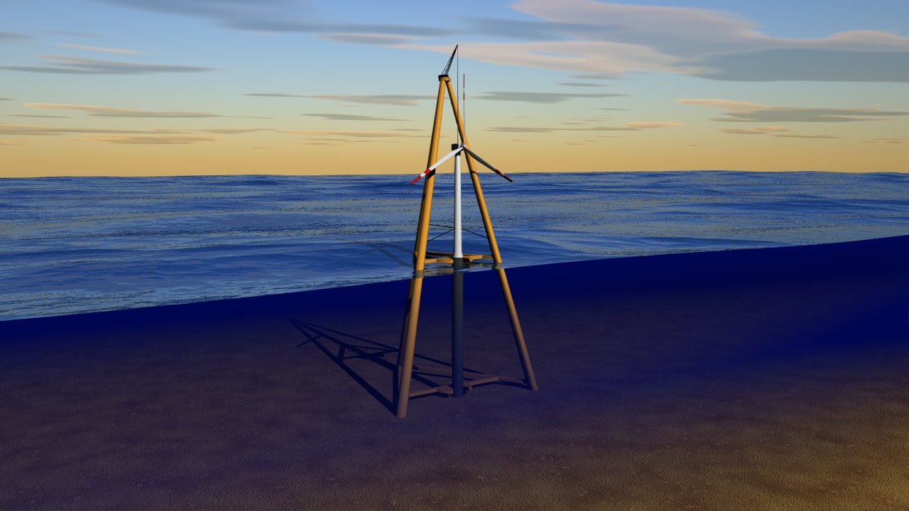 3d model offshore wind