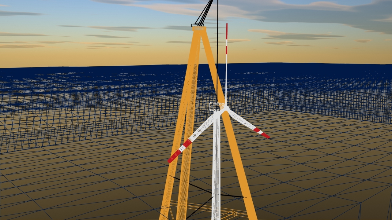 3d model offshore wind
