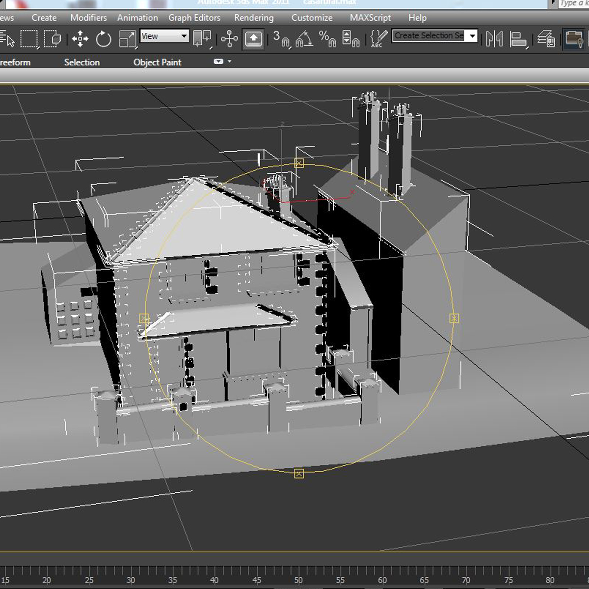 rural village 3d 3ds