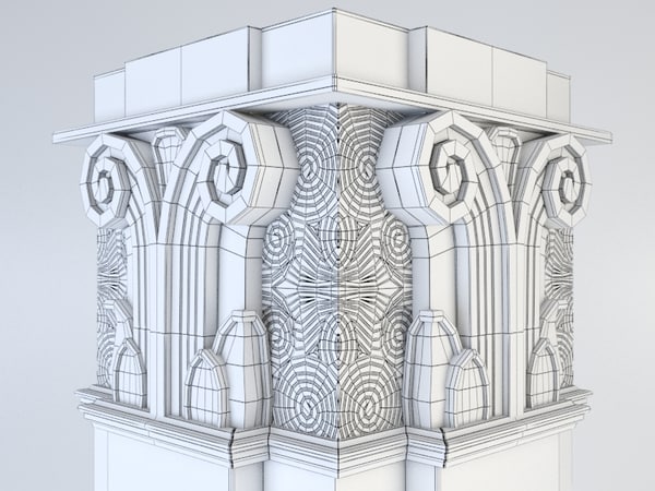 3d model column