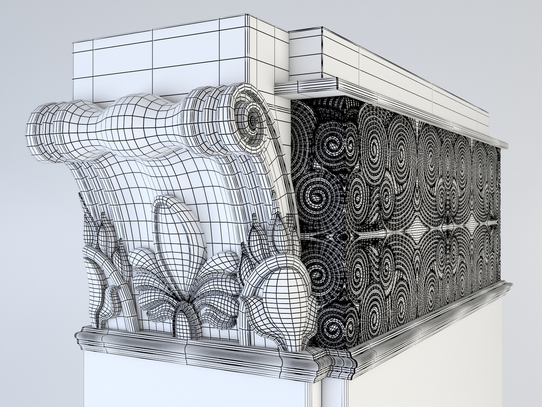 3d model column