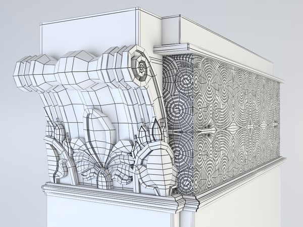 3d model column