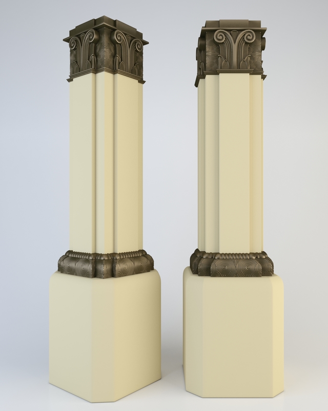 3d model column