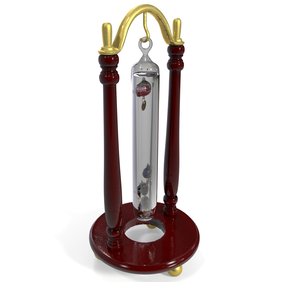 3d model galileo thermometer
