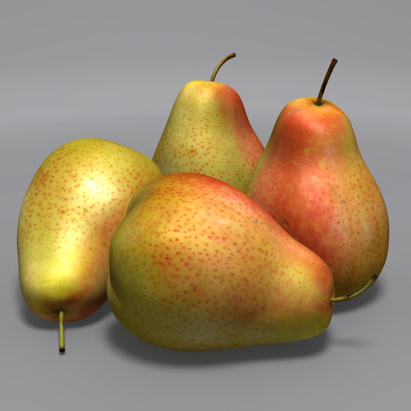 pear 3d model