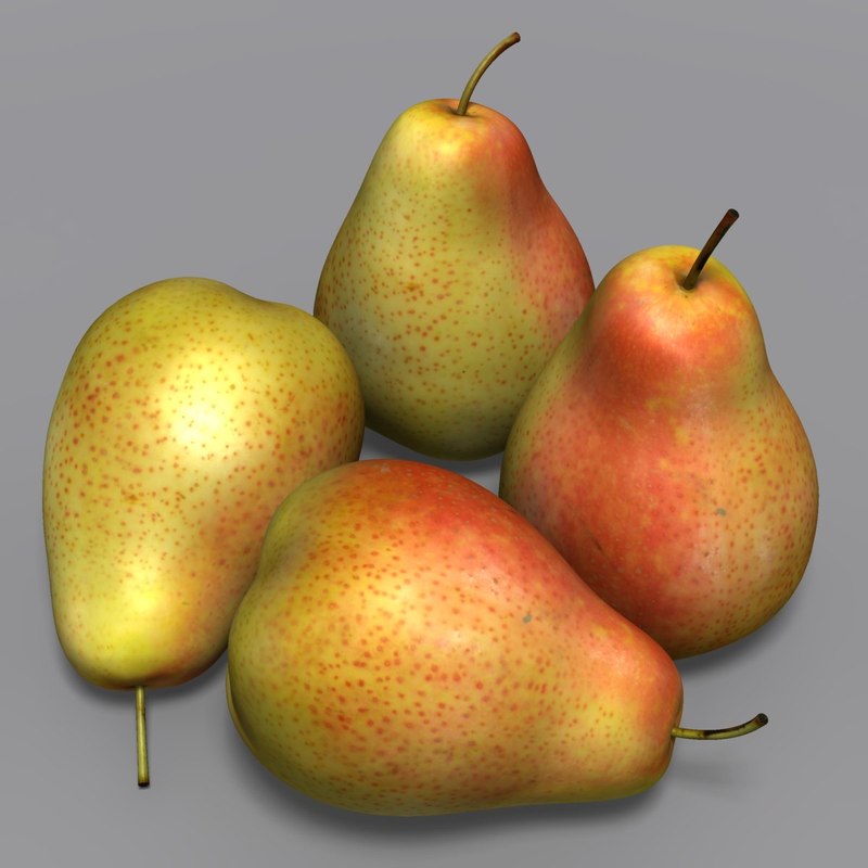 pear 3d model